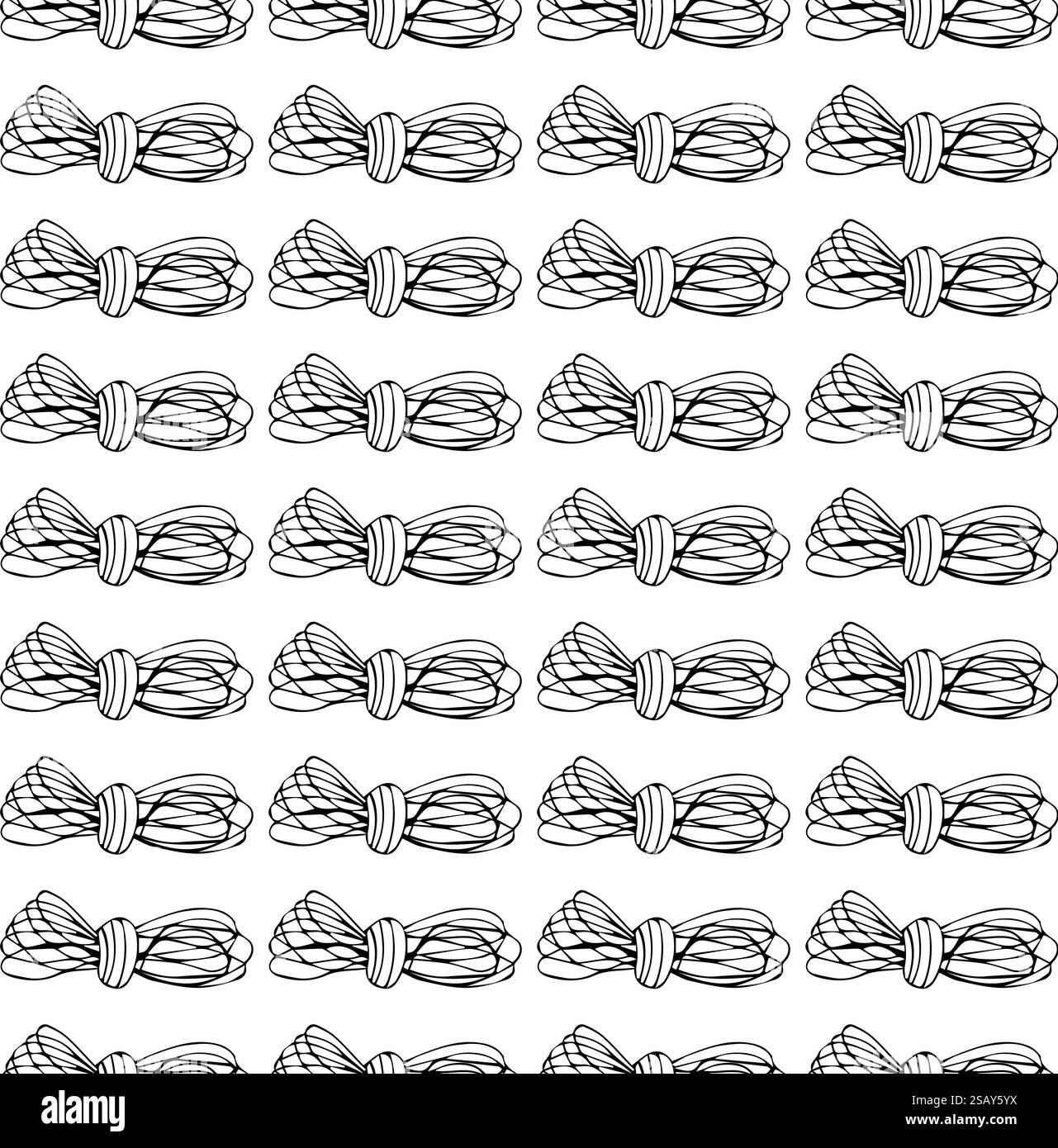 Skein of thread. Seamless pattern. Doodle style Stock Vector Image ...