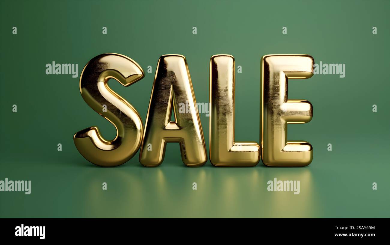 This image depicts a clean,modern design featuring golden 3D letters ...