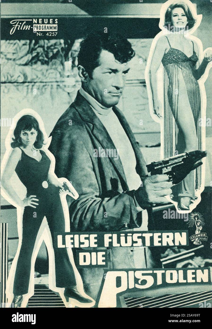 DEAN MARTIN as Matt Helm DALIAH LAVI and CYD CHARISSE in THE SILENCERS ...