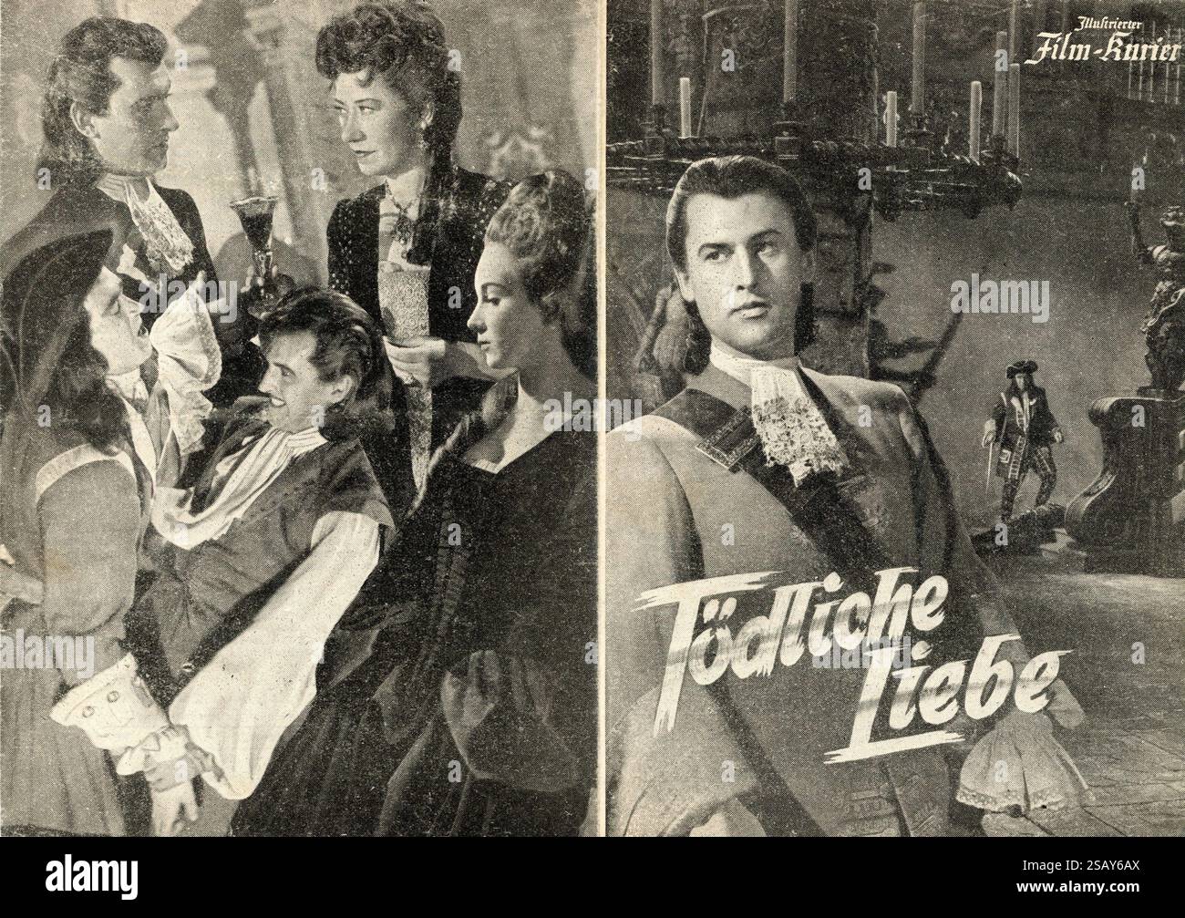 STEWART GRANGER FLORA ROBSON and JOAN GREENWOOD in SARABAND FOR DEAD ...