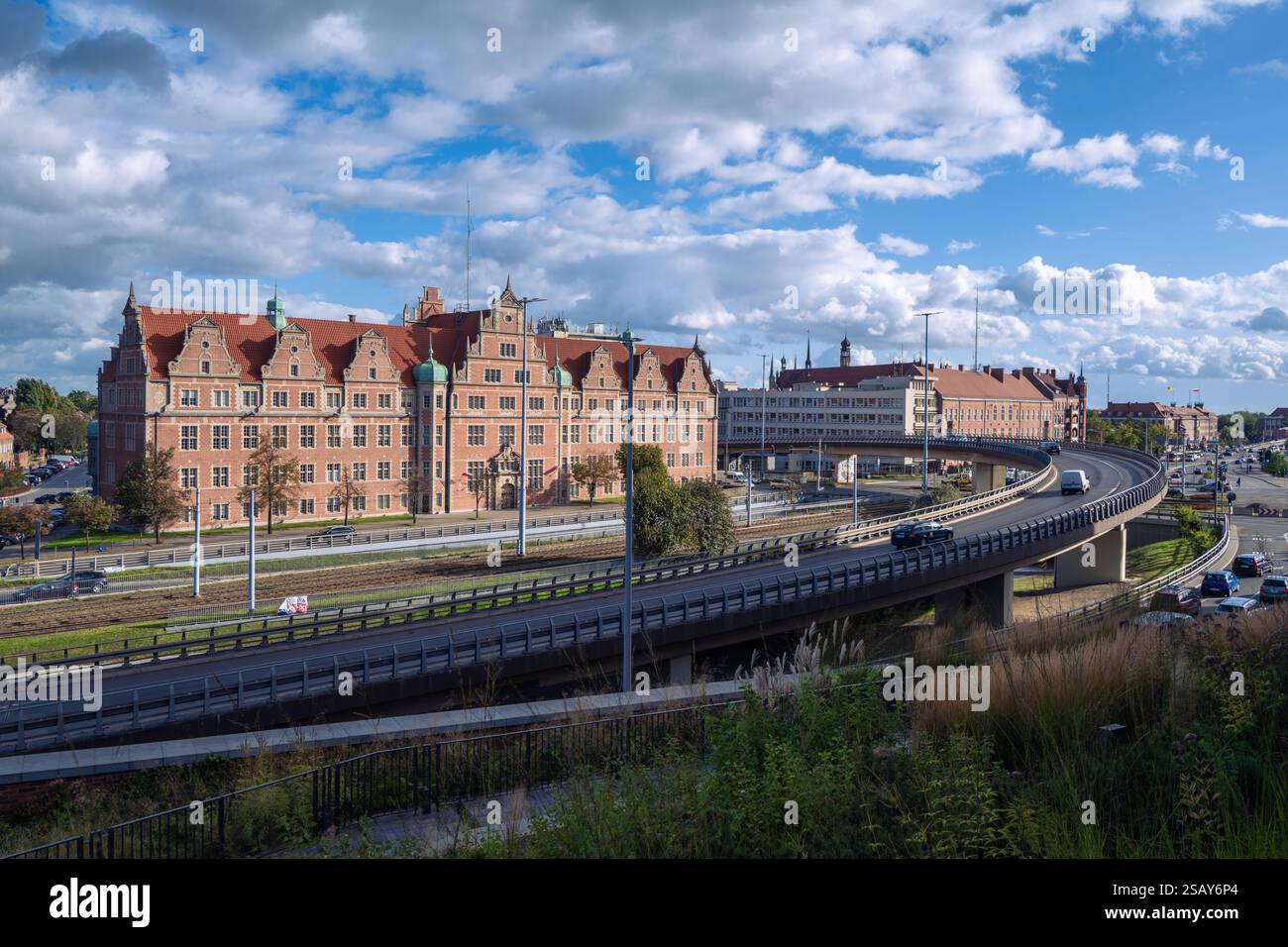 This is a view of the Internal Security Agency Office, a landmark ...