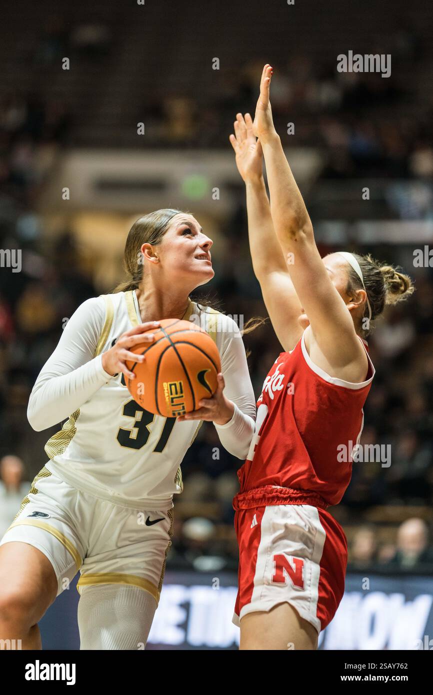 January 30, 2025, West Lafayette, Indiana, USA: Purdue guard SOPHIE ...
