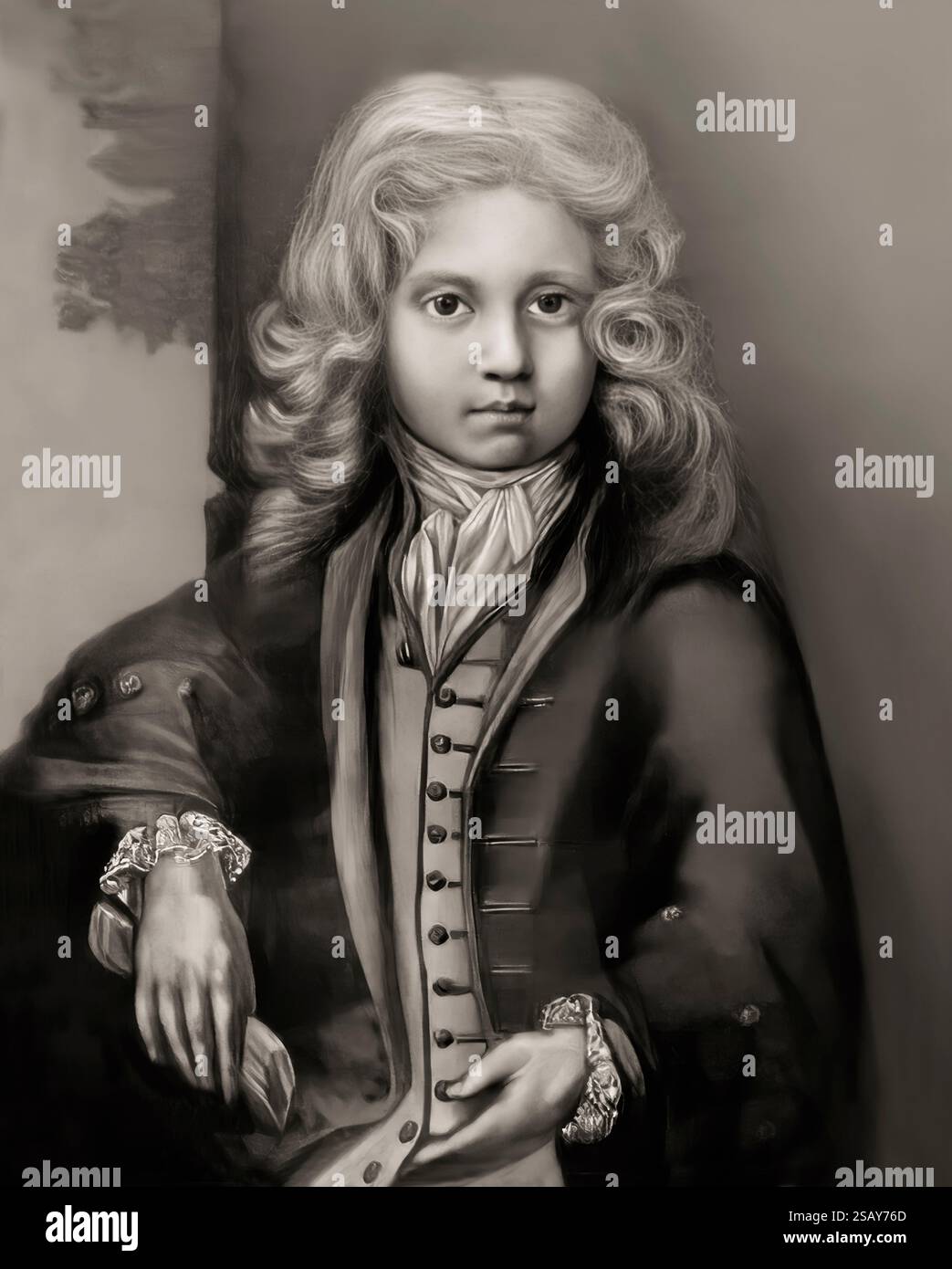 Wolfgang Amadeus Mozart at the age of 11, 1756 – 1791, composer of ...