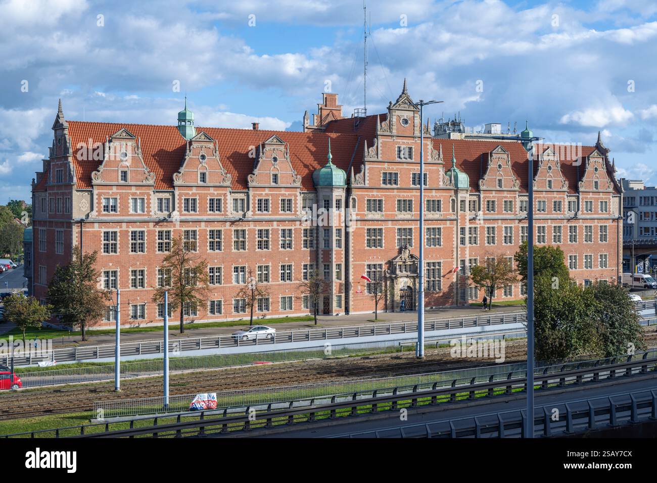 This is a view of hte Internal Security Agency Office, an historic ...