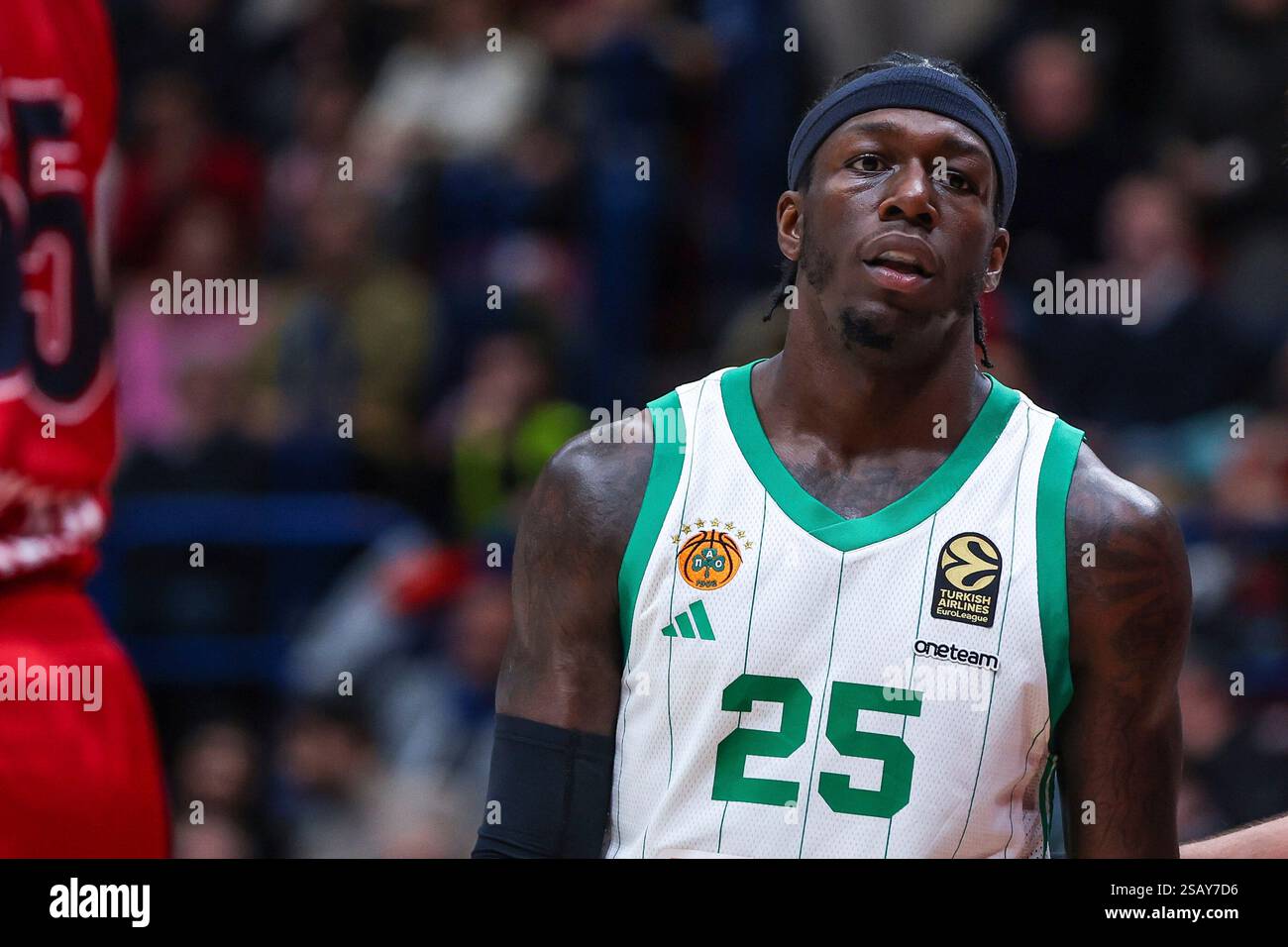 Milan, Italien. 30th Jan, 2025. Kendrick Nunn #25 of Panathinaikos ...