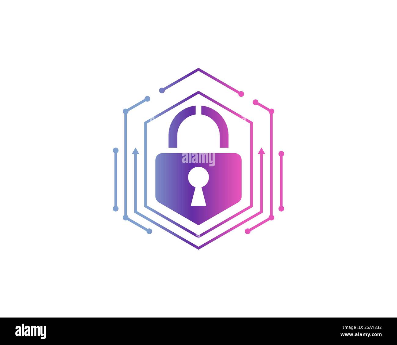Safeguarding digital assets Stock Vector Images - Alamy