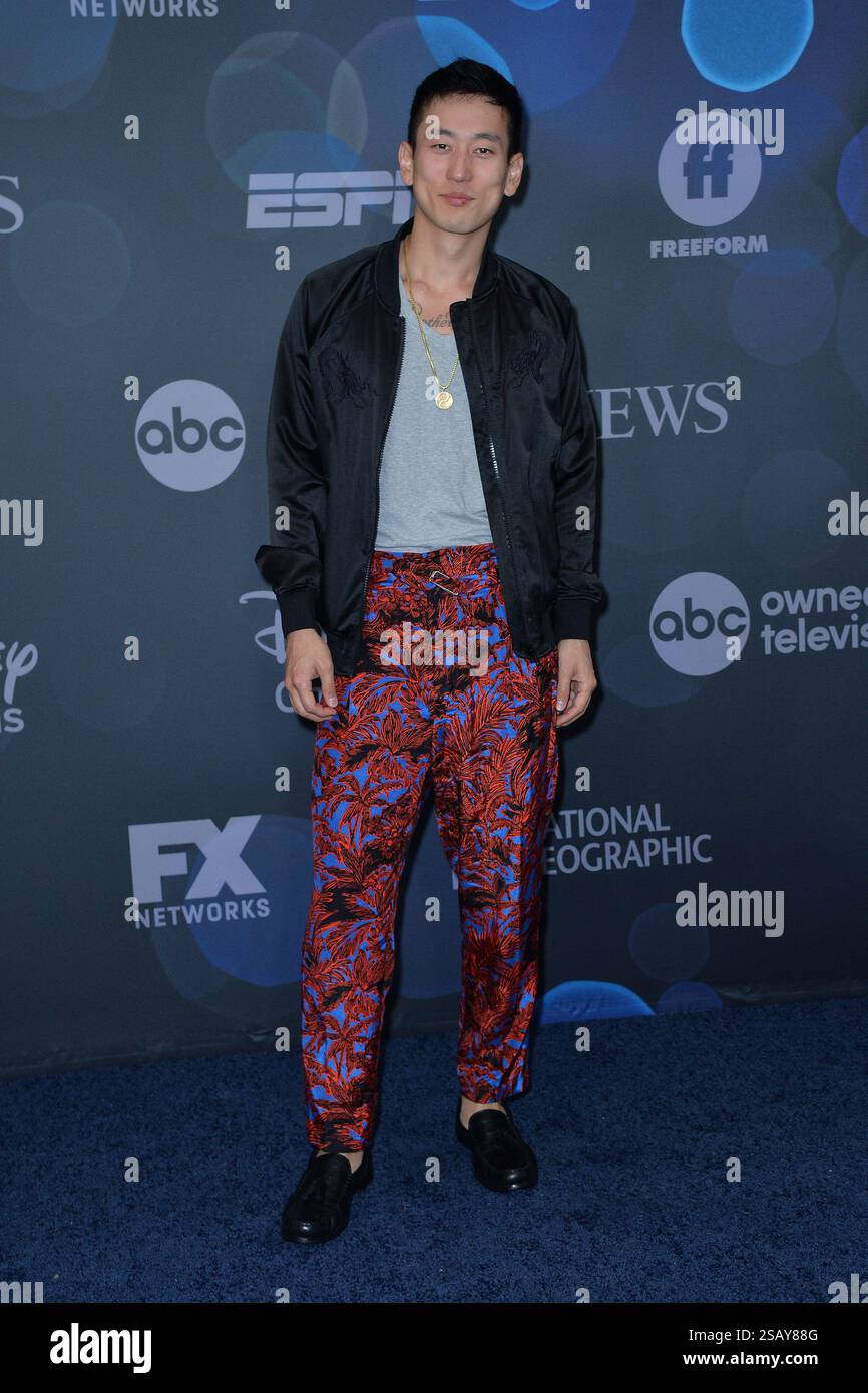 Jake Choi attending Walt Disney Television Upfront presentation party ...