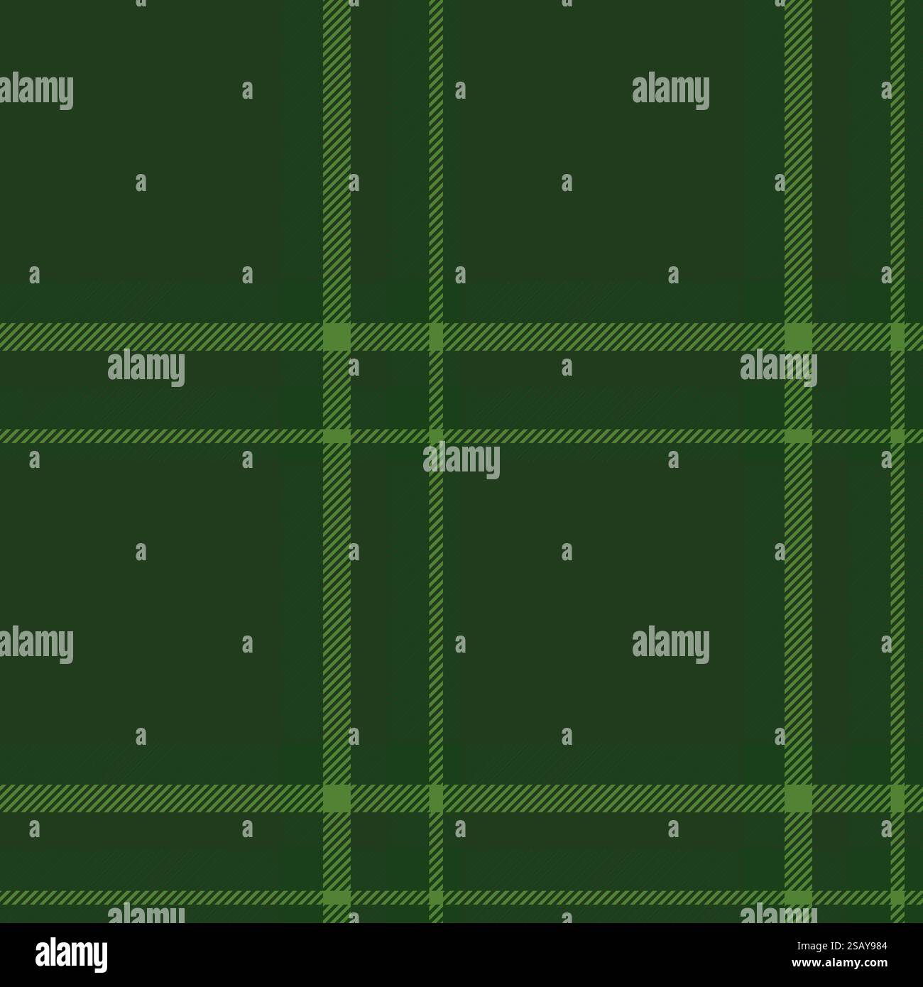 Plaid seamless pattern in green. Check fabric texture. Vector textile ...