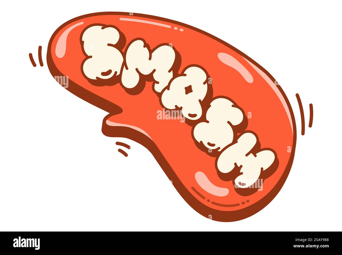 Comics speech bubble with Smash world. Vector color cartoon ...