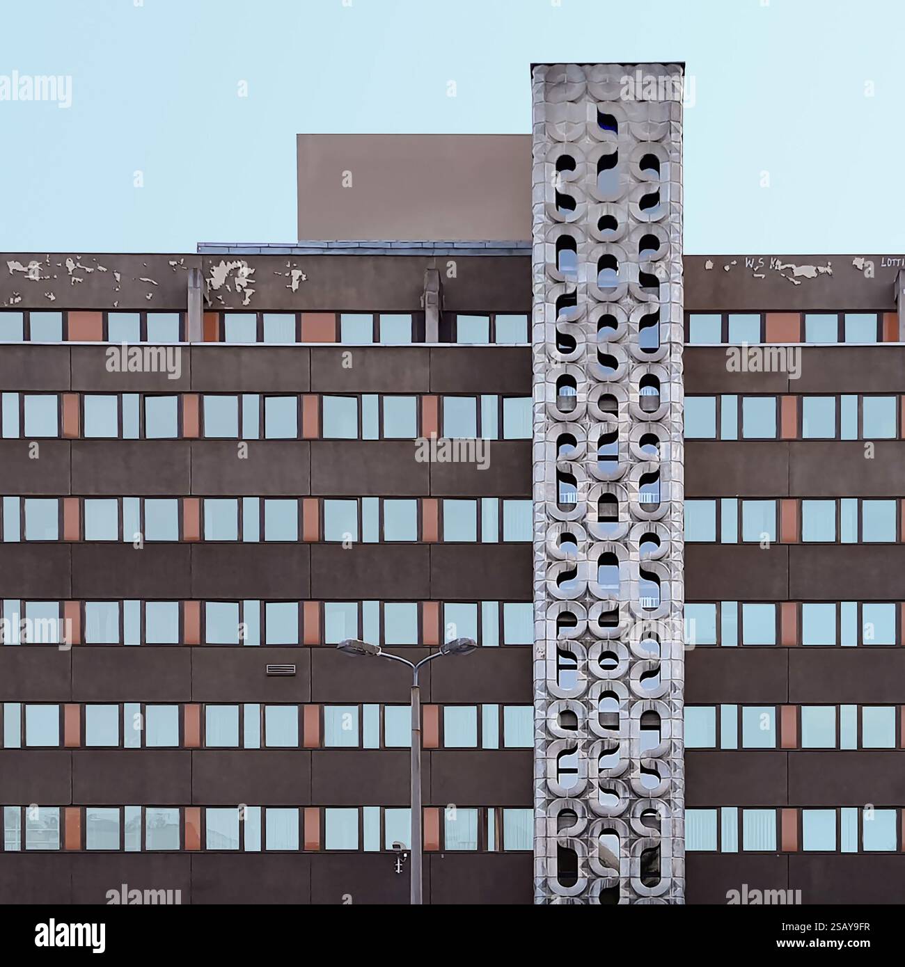 Brutalist concrete architecture Dresden, Germany Stock Photo - Alamy