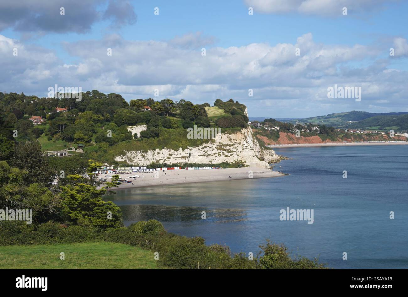 Beer Beach & East Edd Headland, Jurassic Coast, Beer, Devon, England ...