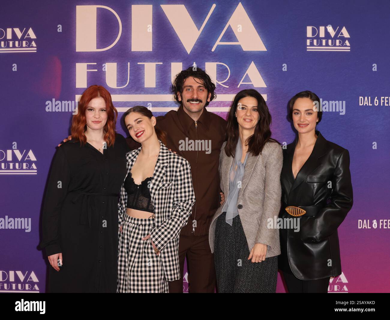 Rome, Hotel De la Ville, photocall film "Diva Futura". In the photo ...