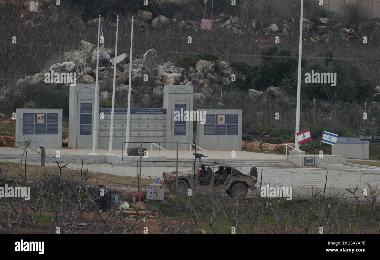The village of Metula, Israel's northernmost municipality in close ...