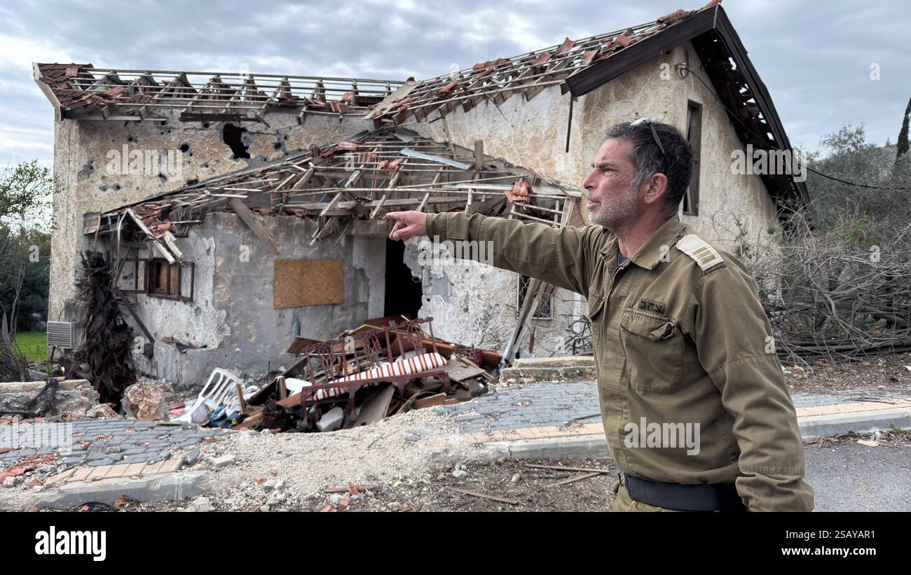 The village of Metula, Israel's northernmost municipality in close ...