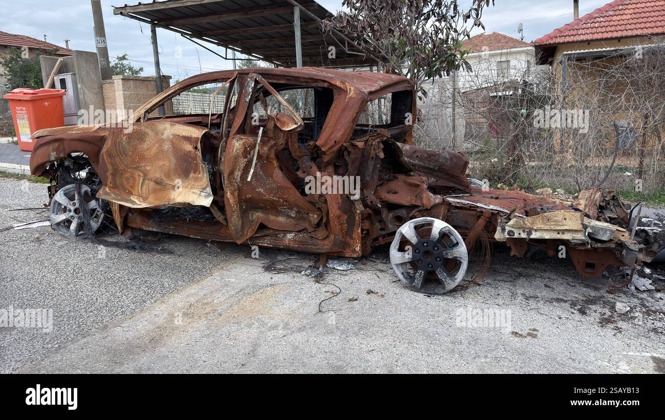 The village of Metula, Israel's northernmost municipality in close ...