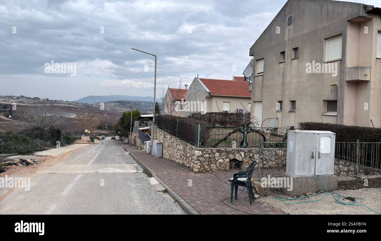 The village of Metula, Israel's northernmost municipality in close ...