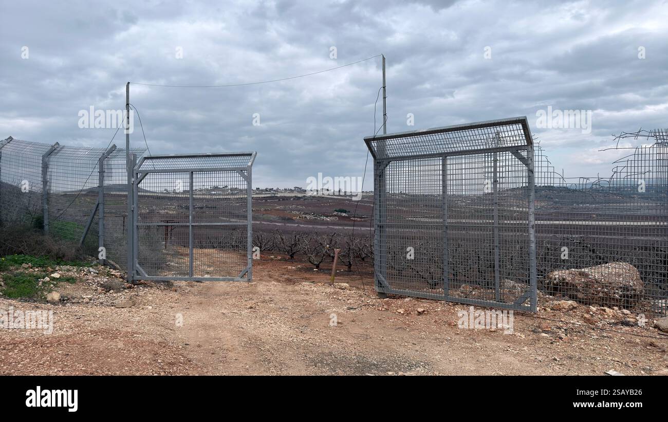 The village of Metula, Israel's northernmost municipality in close ...