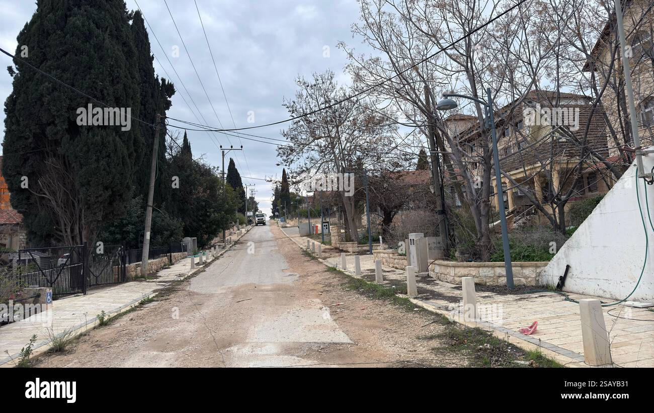 The village of Metula, Israel's northernmost municipality in close ...