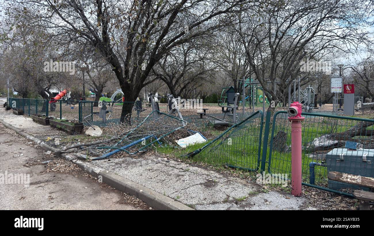 The village of Metula, Israel's northernmost municipality in close ...