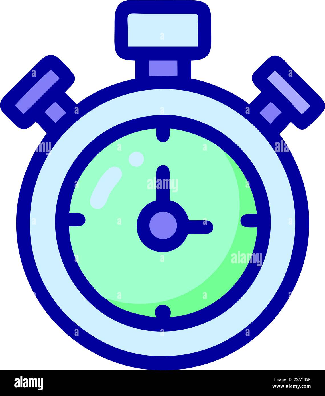 Stopwatch for Fitness Timing Stock Vector Image & Art - Alamy