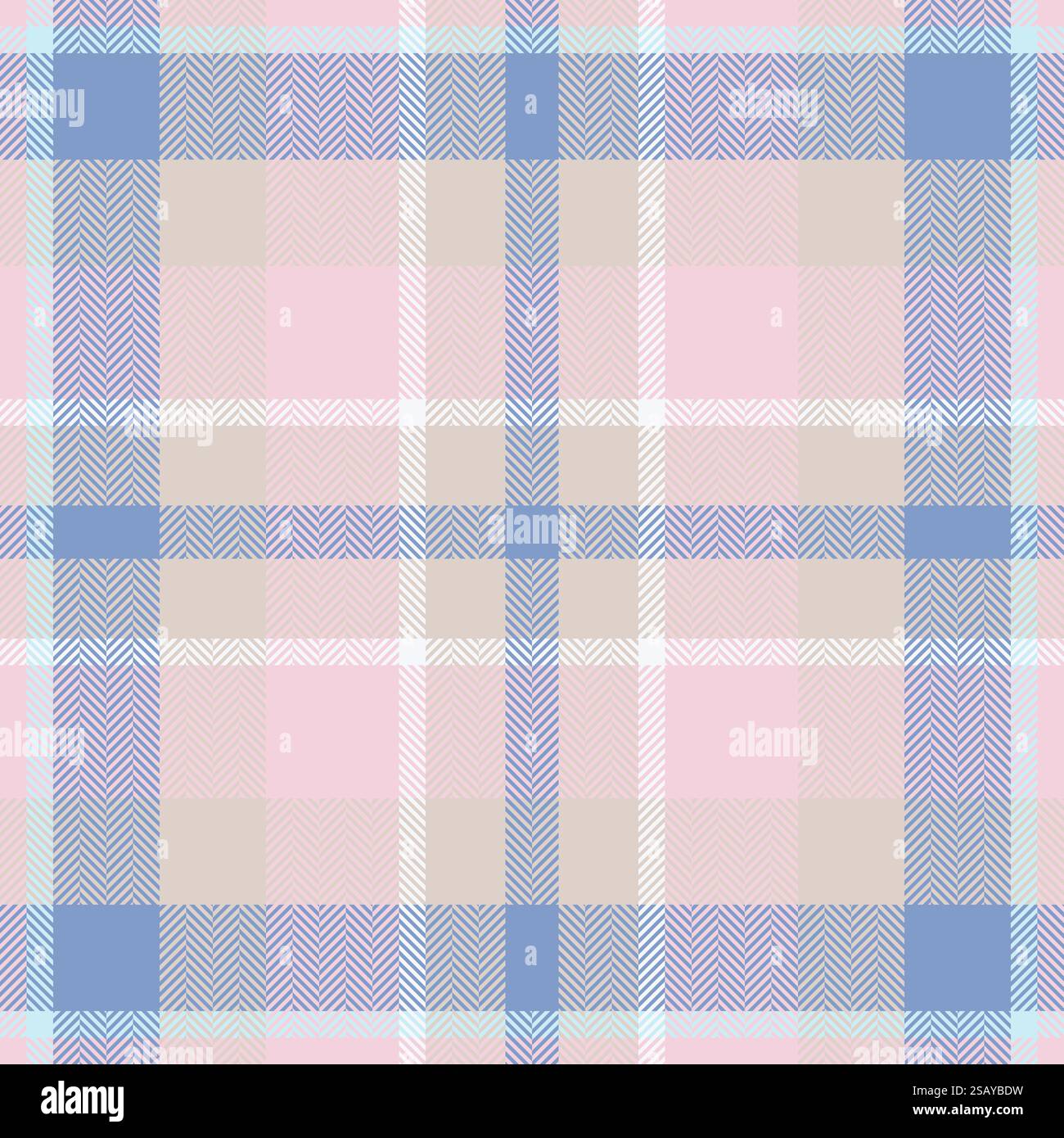 Plaid check pattern in pink. Seamless fabric texture. Tartan textile ...