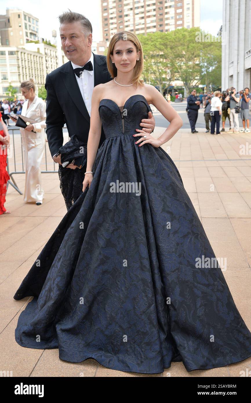 Alec Baldwin and Hilaria Baldwin attending arrivals to the American ...