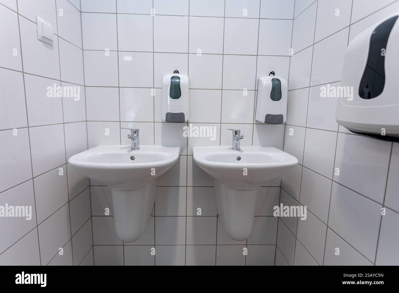 Public restroom aesthetics hi-res stock photography and images - Alamy