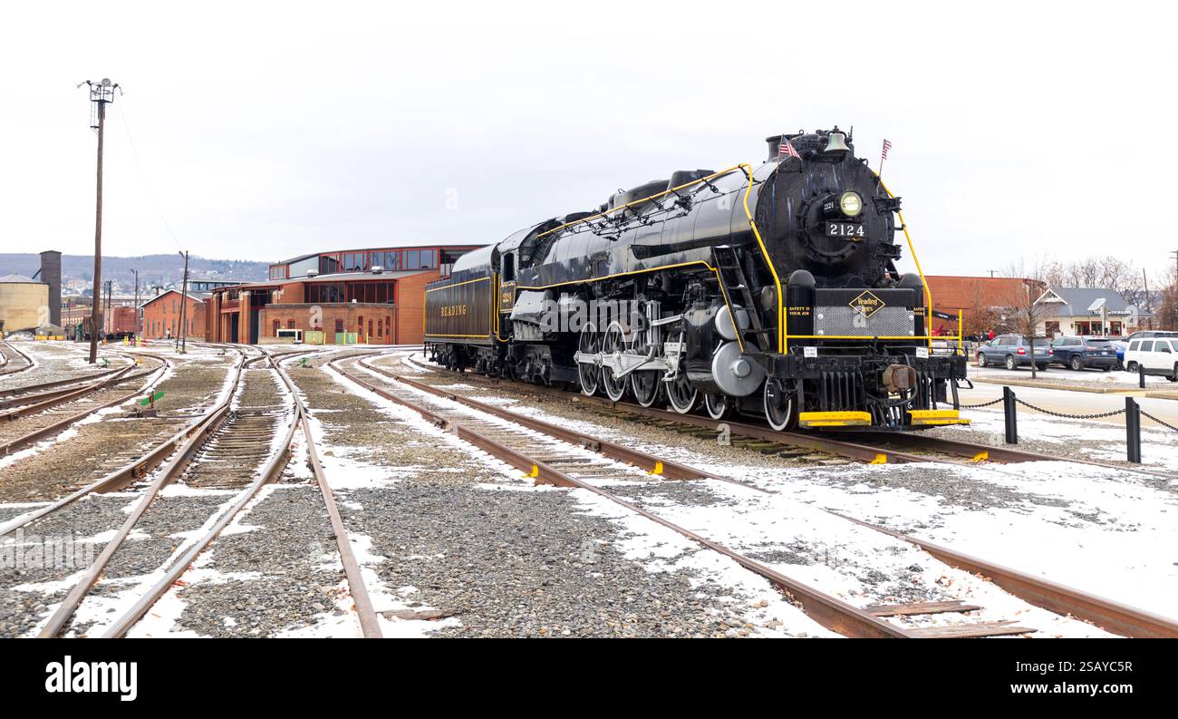 Old train steamtown national historic hi-res stock photography and ...