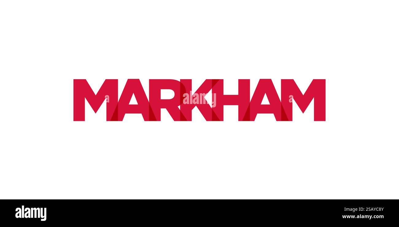 Markham in the Canada emblem for print and web. Design features ...
