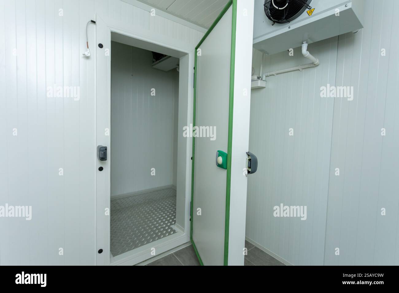 Modern Cold Storage Facility with Efficient Double Doors for Better ...