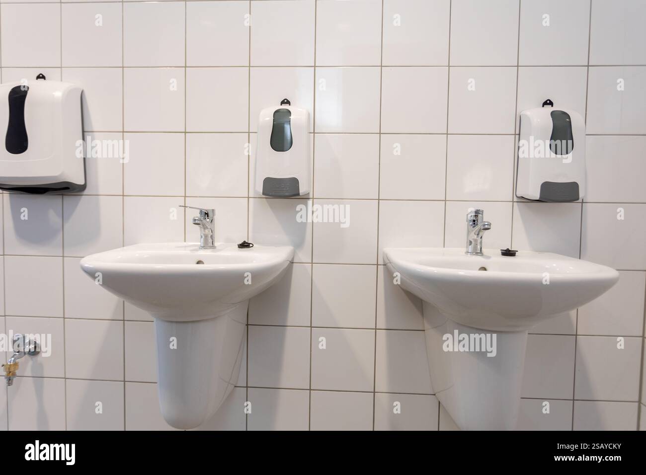 Thoroughly Clean and Maintain Modern Restroom Sinks to Ensure Hygiene ...