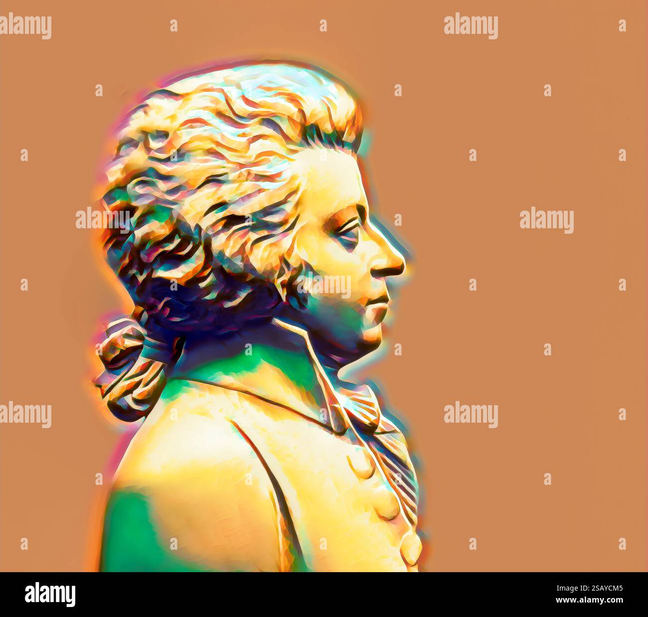 Wolfgang Amadeus Mozart, 1756 – 1791, composer of classical music ...