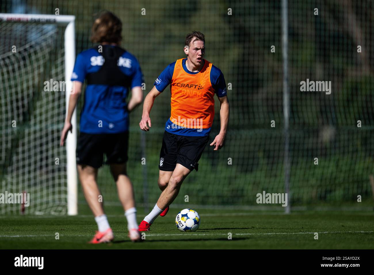 Alvor, Sverige. 31st Jan, 2025. 250131 Adam Carlén under en ...