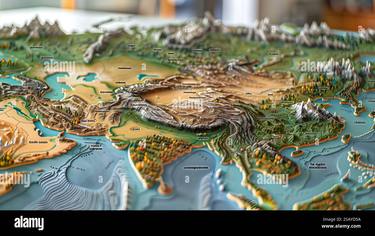 Image depicts detailed model hi-res stock photography and images - Alamy