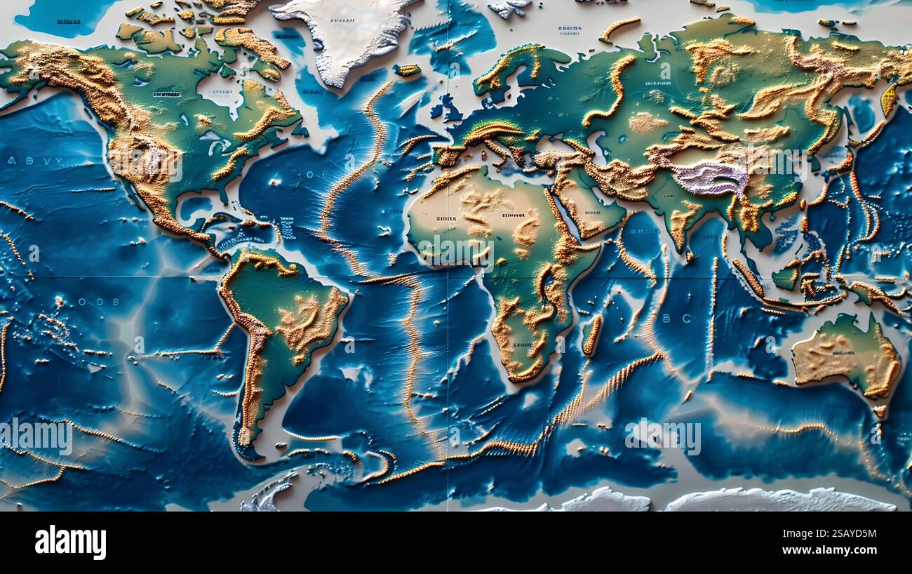 Large relief map hi-res stock photography and images - Alamy