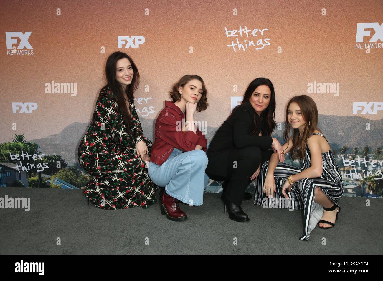 Mikey Madison, Hannah Alligood, Pamela Adlon, Olivia Edward at the ...