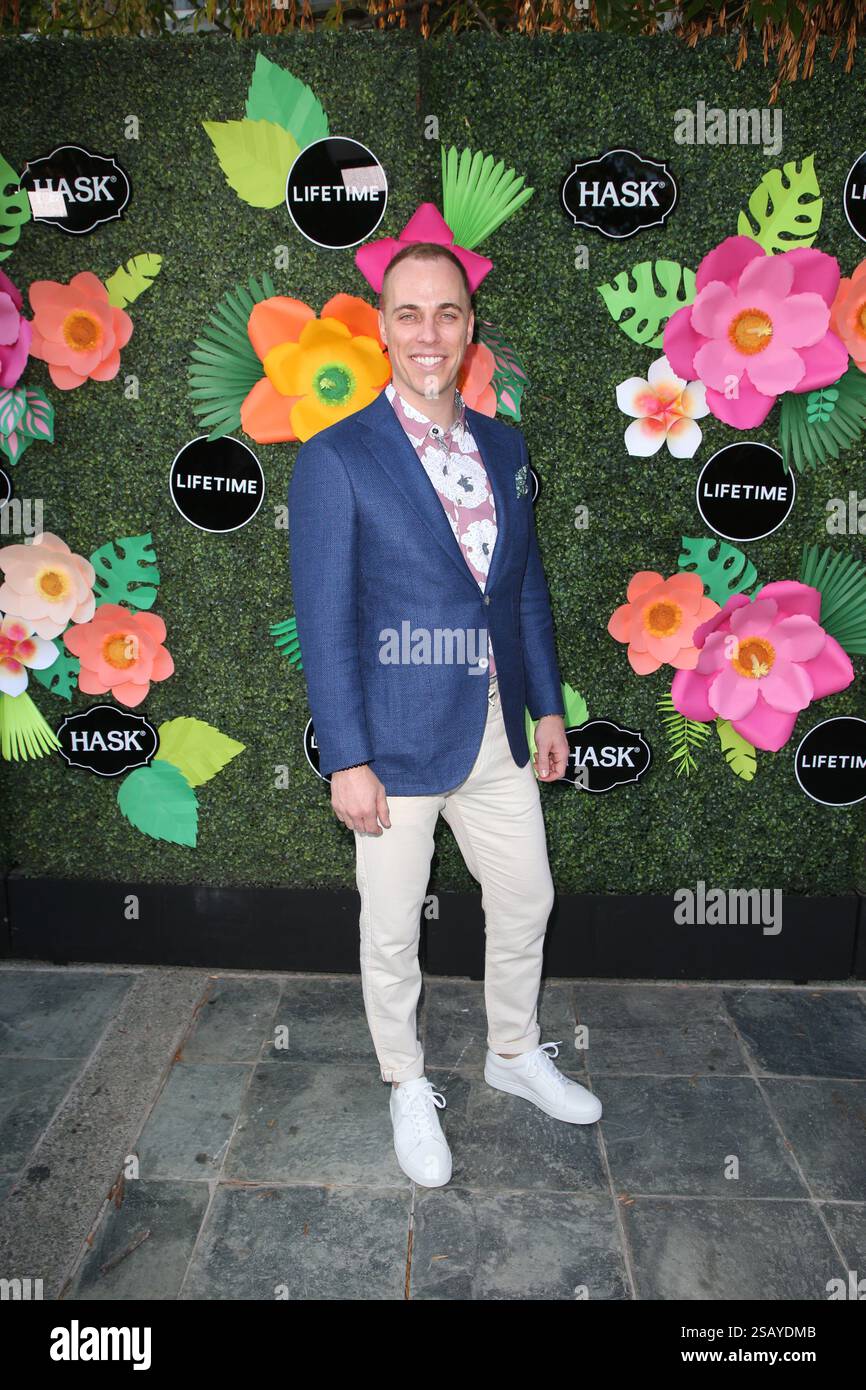 Jordan Whalan at the Lifetime Summer Luau, Los Angeles, USA - 20th May ...