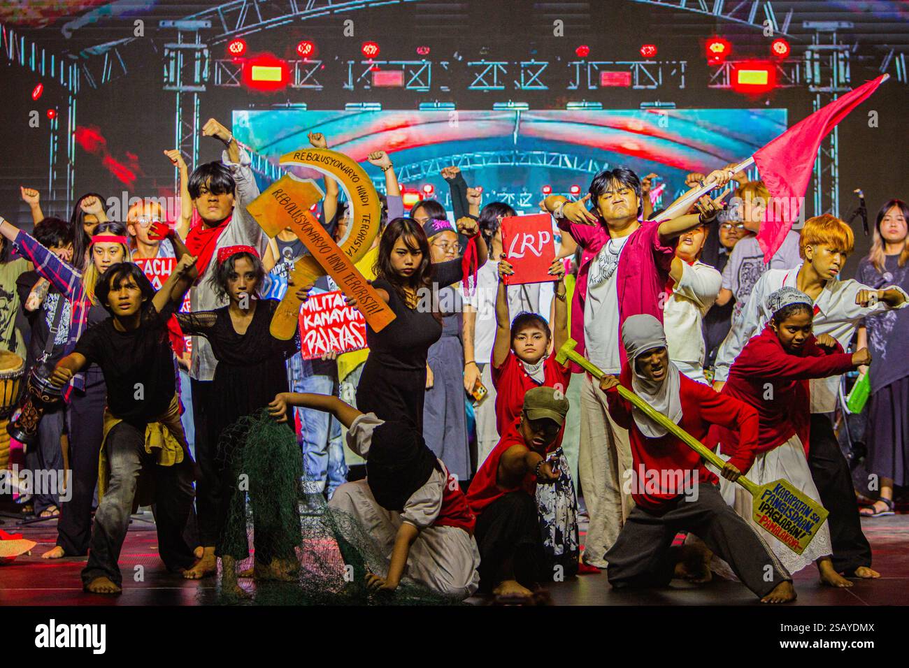 Quezon City, Quezon, Philippines. 31st Jan, 2025. A performance was ...