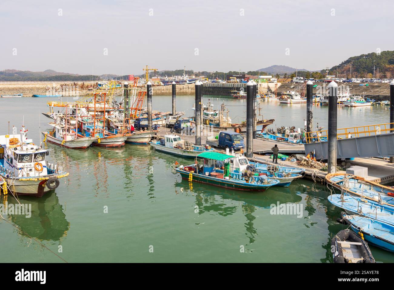 Gyeonggi-do, South Korea - November 07, 2022 : Gungpyeong Port, Group ...