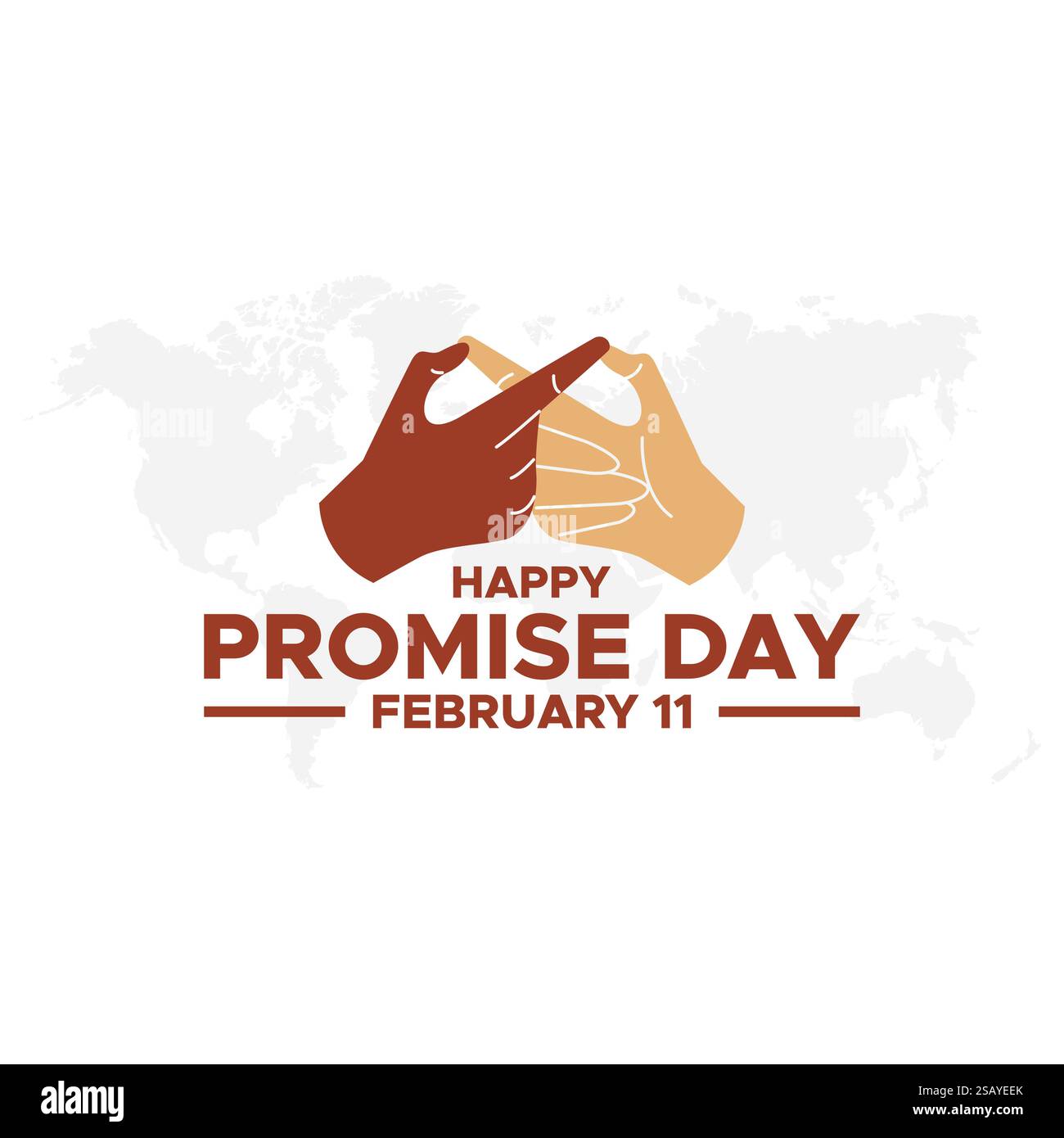 Happy Promise Day Post and Greeting Card. 11 February - Promise Day of ...