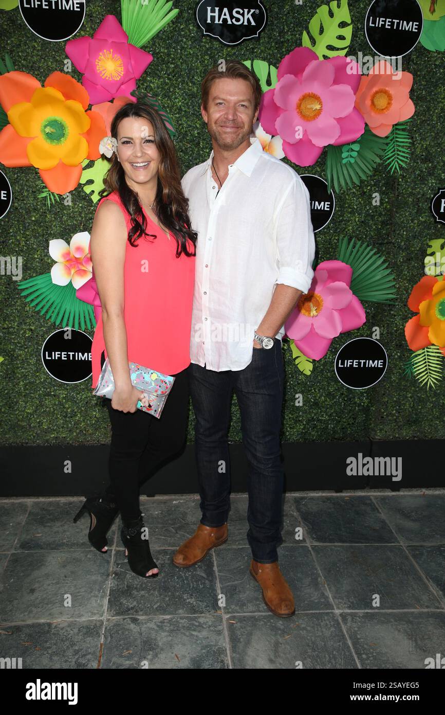Natalia Cigliuti, Matt Passmore at the Lifetime Summer Luau, Los ...