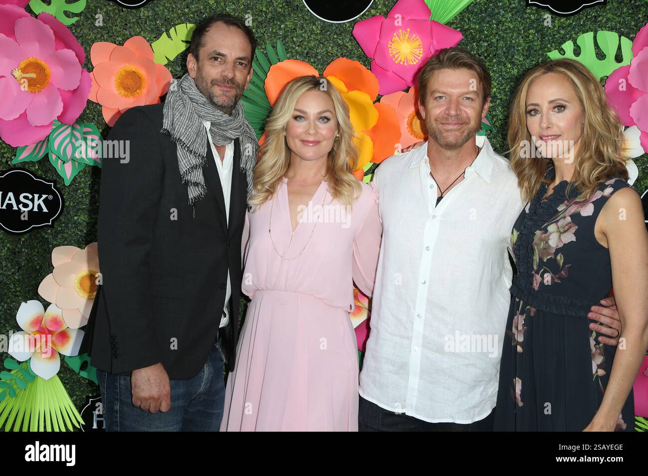 Manu Boyer, Elisabeth Rohm, Matt Passmore, Kim Raver at the Lifetime ...