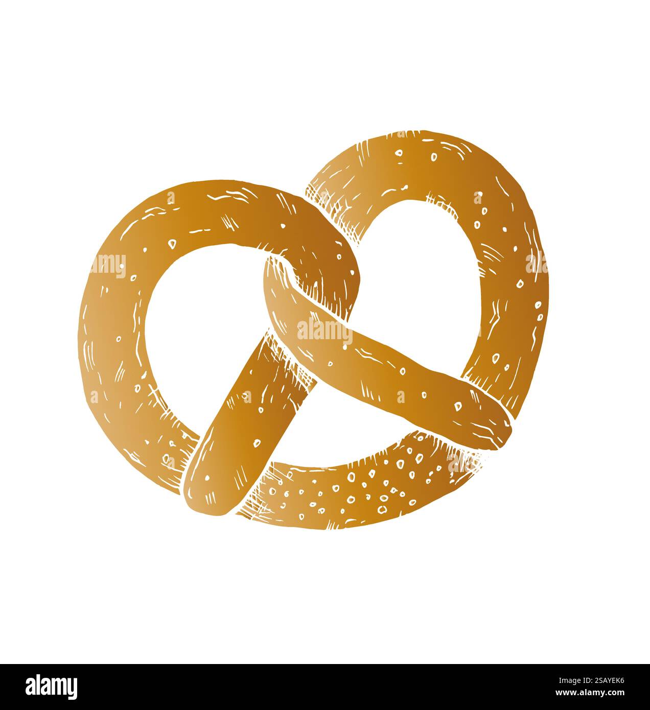 Vector grilled sausage. Graphic German bratwurst illustration isolated ...