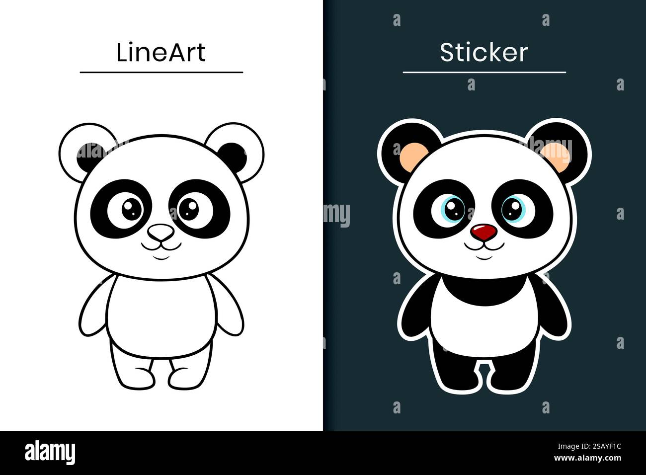 Black silhouette sticker book vector Stock Vector Images - Alamy