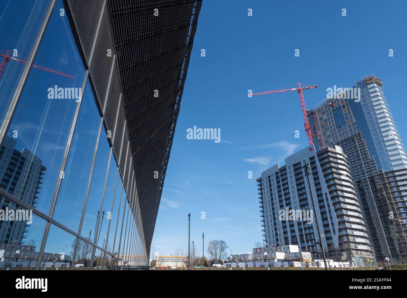 Katowice, Silesia, Poland: January 30th 2025: Atal building under ...