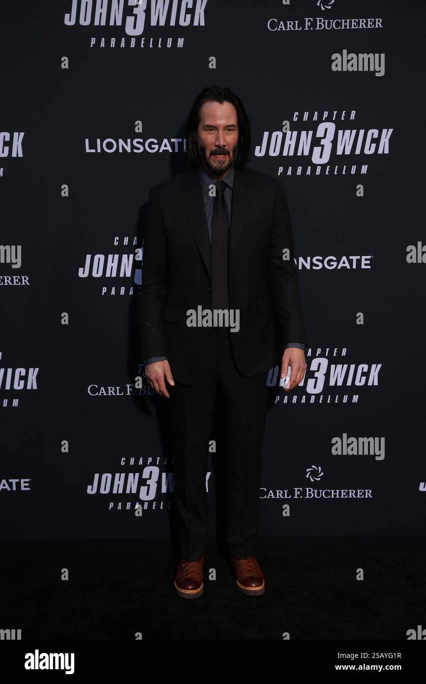 Keanu Reeves at the 'John Wick: Chapter 3 - Parabellum' film premiere ...