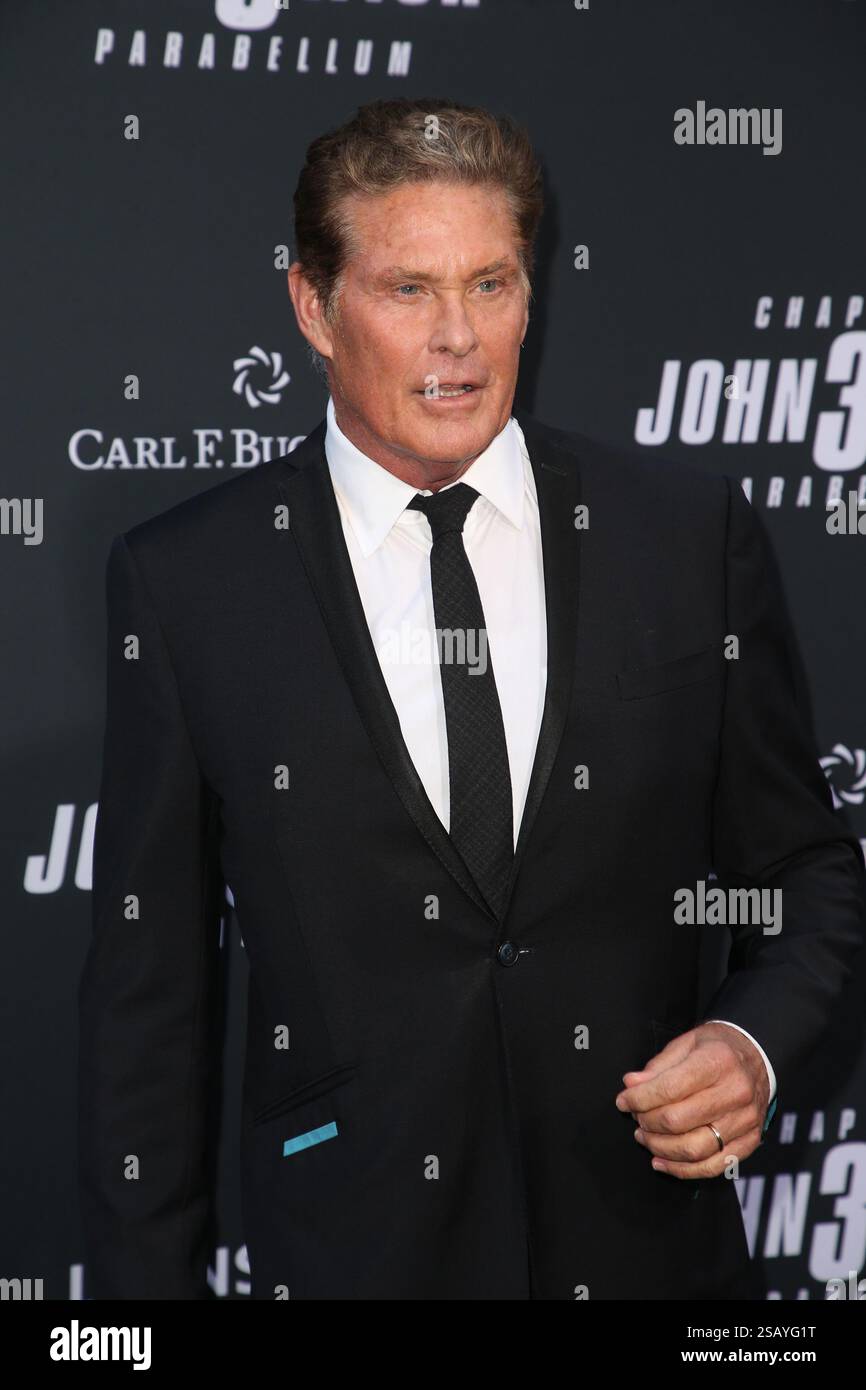 David Hasselhoff at the 'John Wick: Chapter 3 - Parabellum' film ...