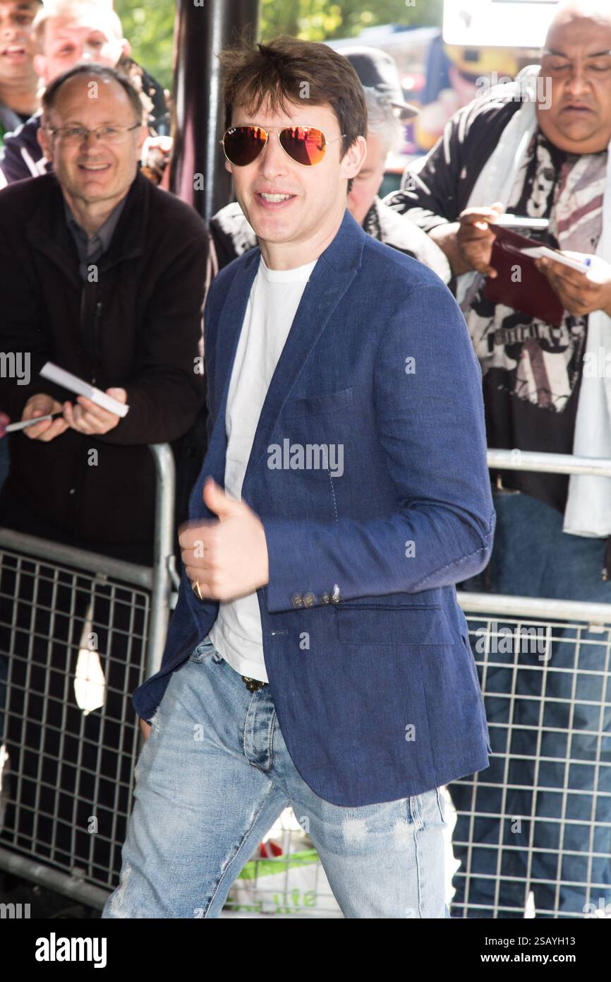 James Blunt arriving at the Ivor Novello Awards at the Grosvenor House ...