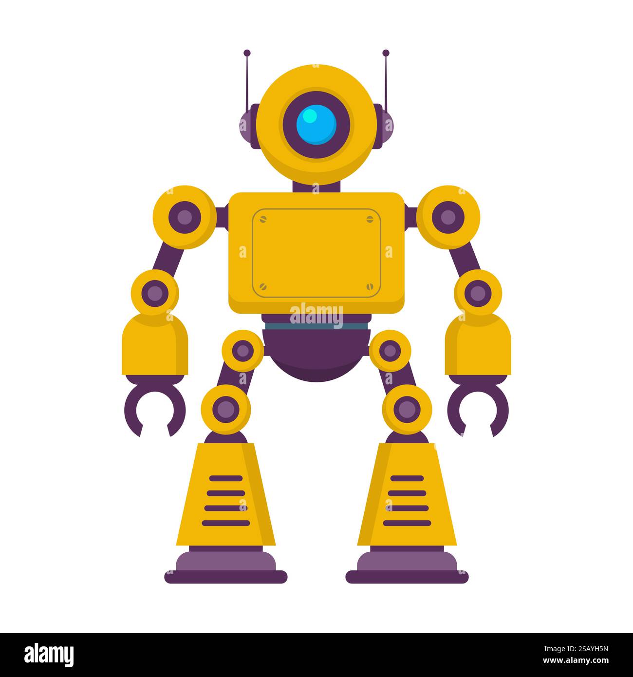 Artificial intelligence robot flat hi-res stock photography and images ...