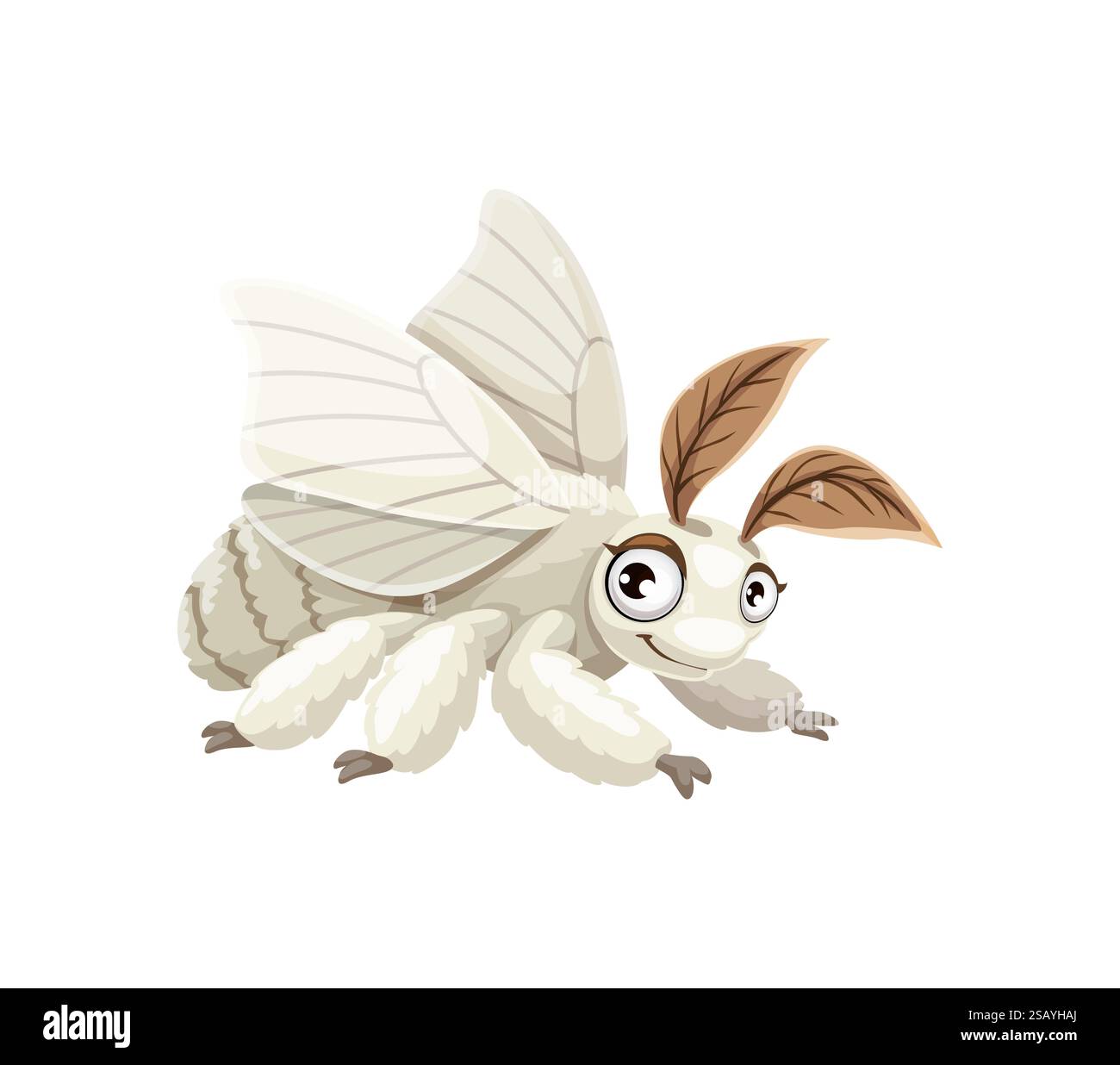 Fluffy moth Stock Vector Images - Alamy